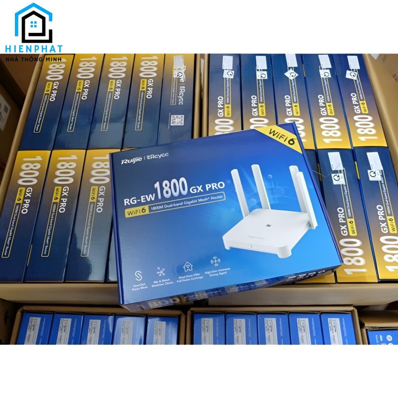 Bộ phát WiFi Ruijie RG-EW1800GX PRO (Wi-Fi 6 AX1800, Dual-band, Gigabit ...